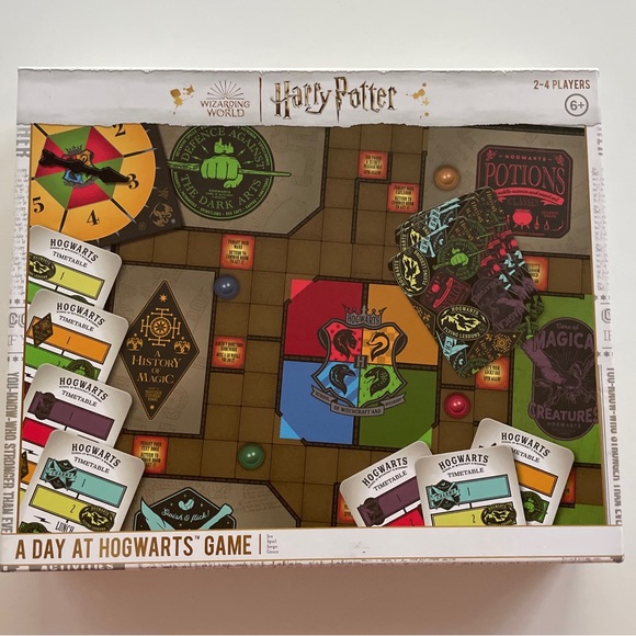 Games | Harry Potter A Day At Hogwarts Board Game Wizarding World Toy ...